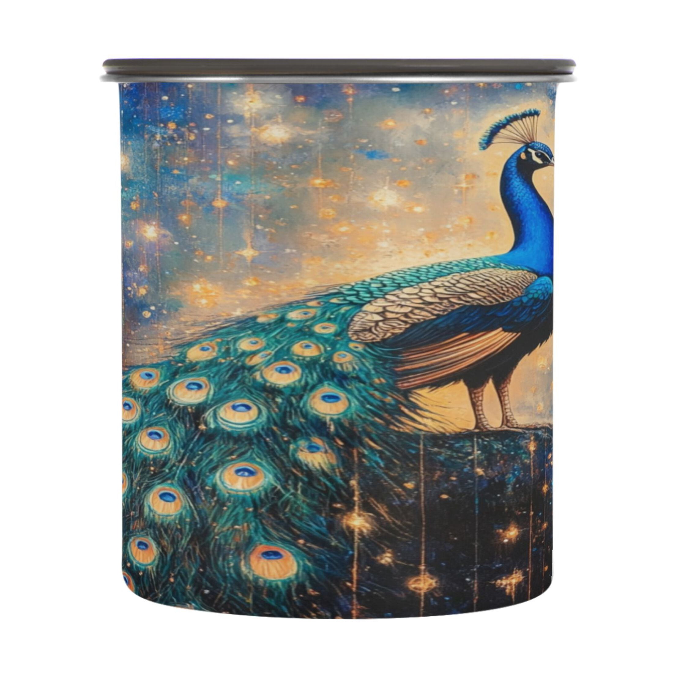 Wobogo Starry Peacock Food Storage Jars 304 Food Grade Stainless Steel ...