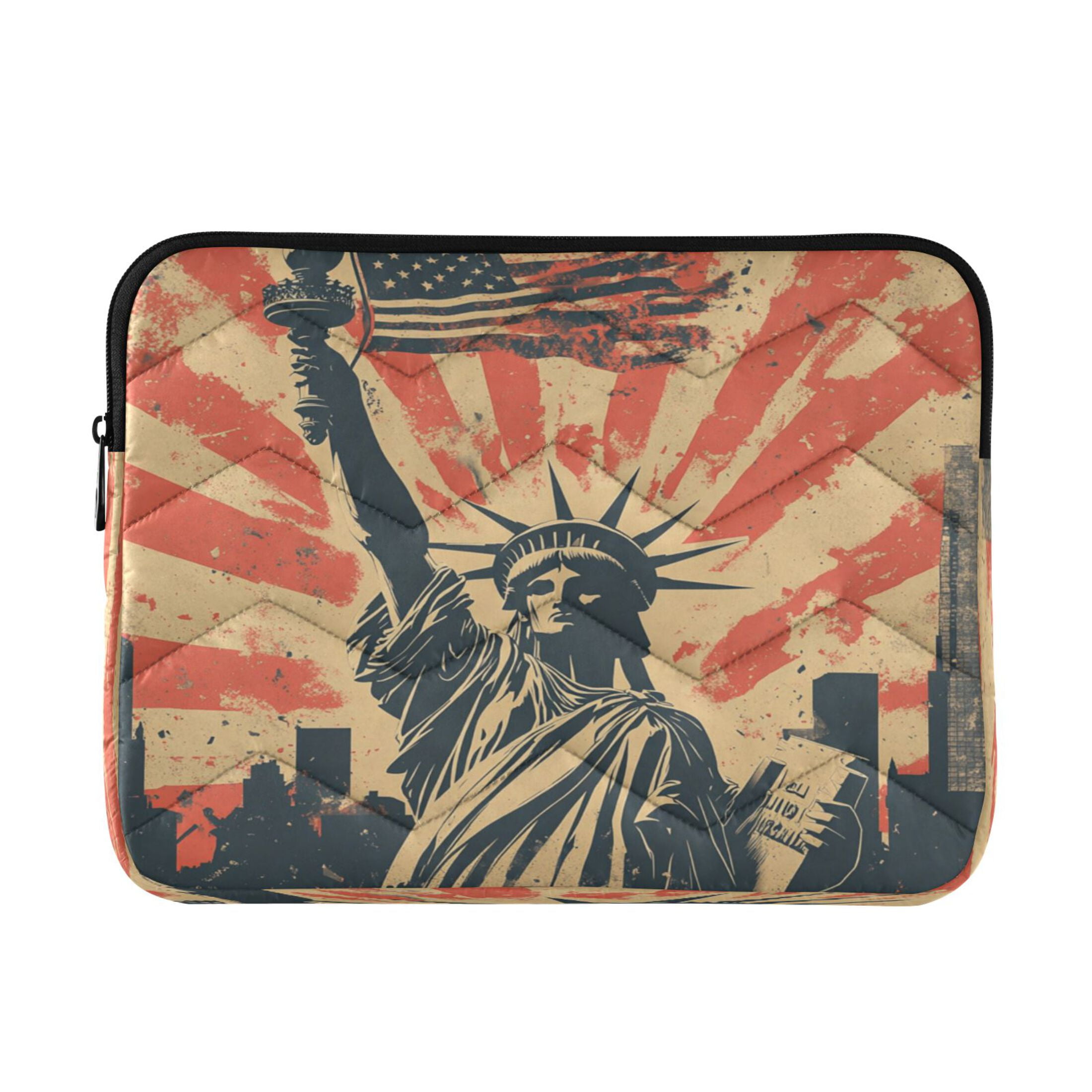 Wobogo Statue Of Liberty Laptop Sleeve 13.4 inch Lightweight Zipper ...