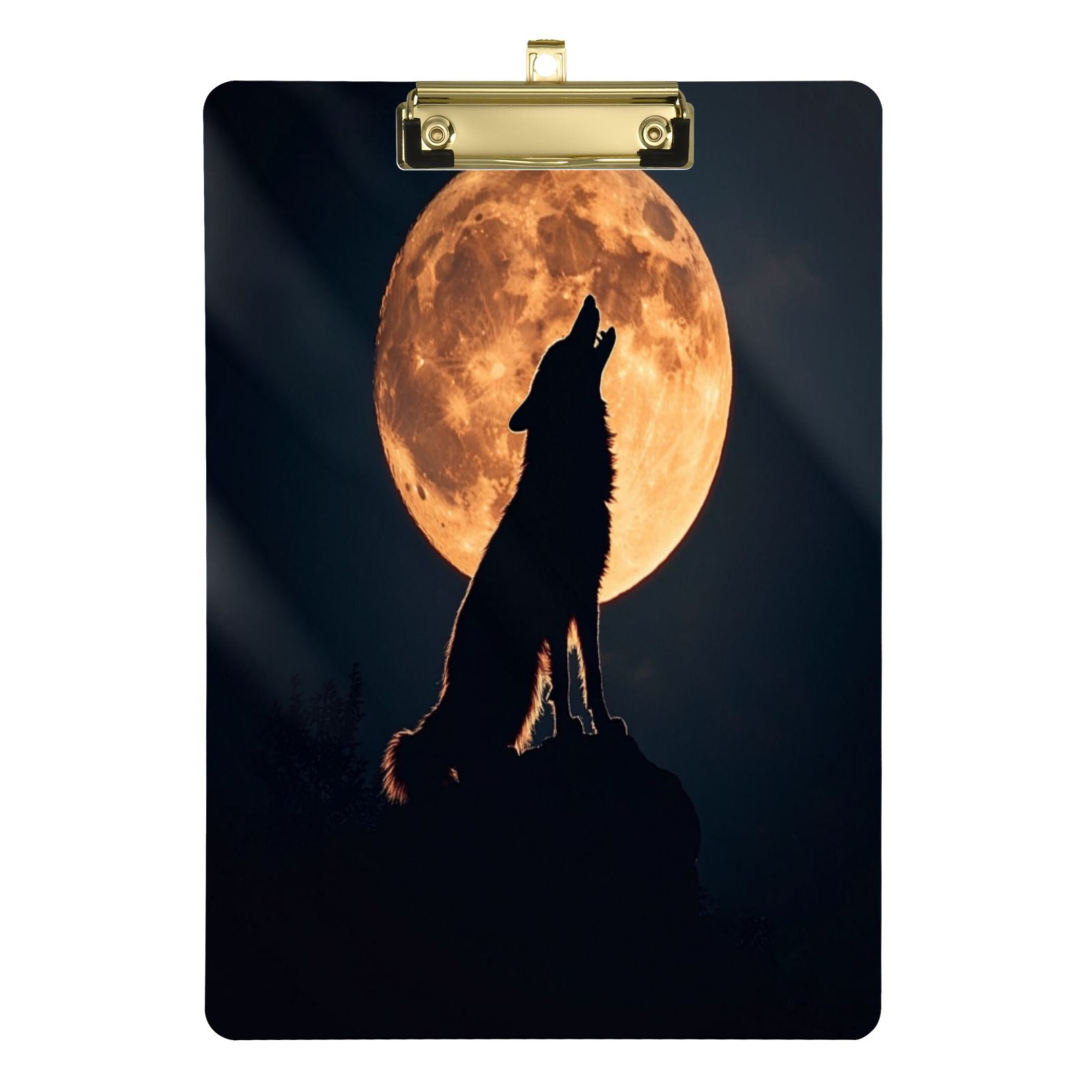 Wobogo The Legend Of Starving Wolf Acrylic A4 Clipboards Gold Clip ...