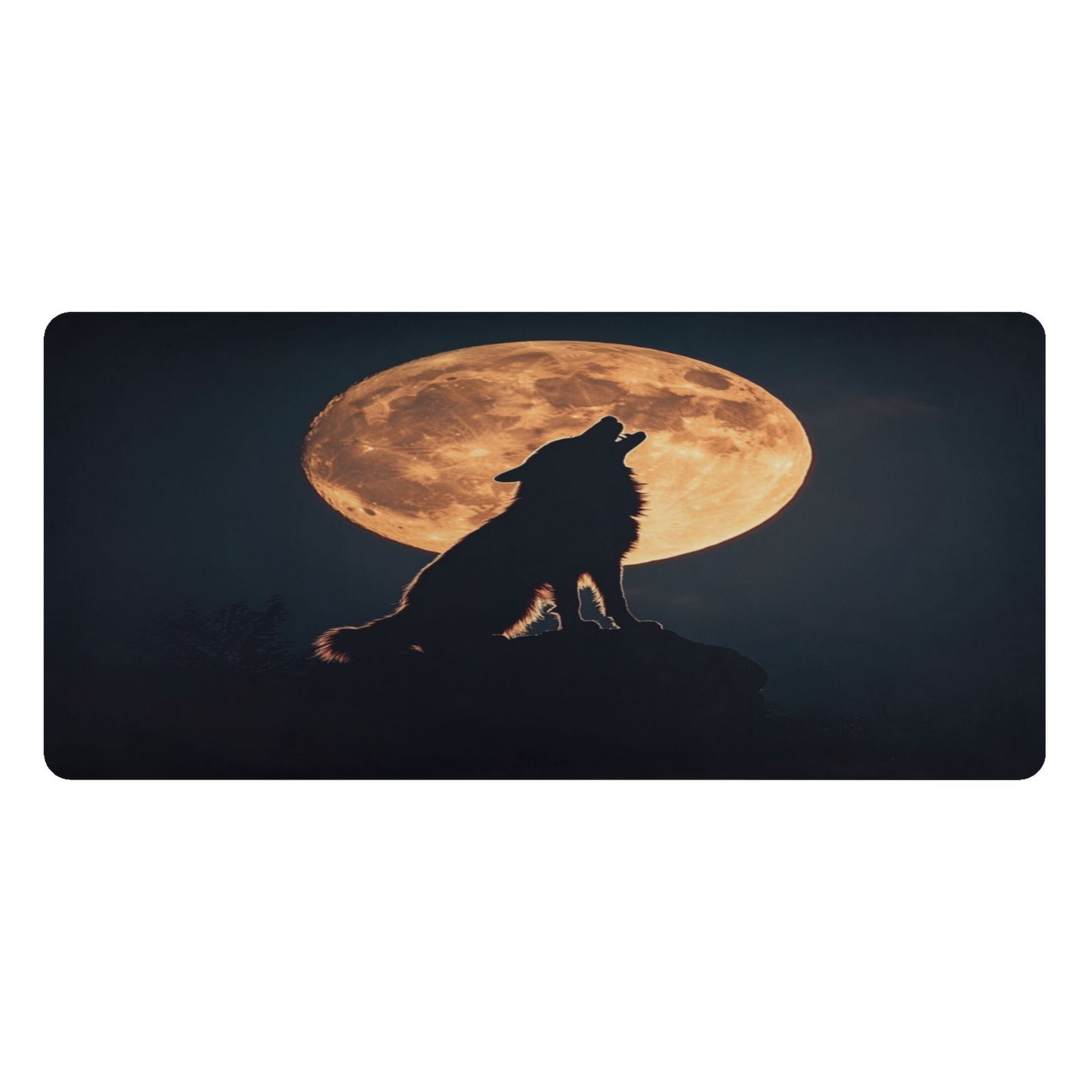 Wobogo The Legend Of Starving Wolf Gaming Mouse Pad Non-slip Leather ...