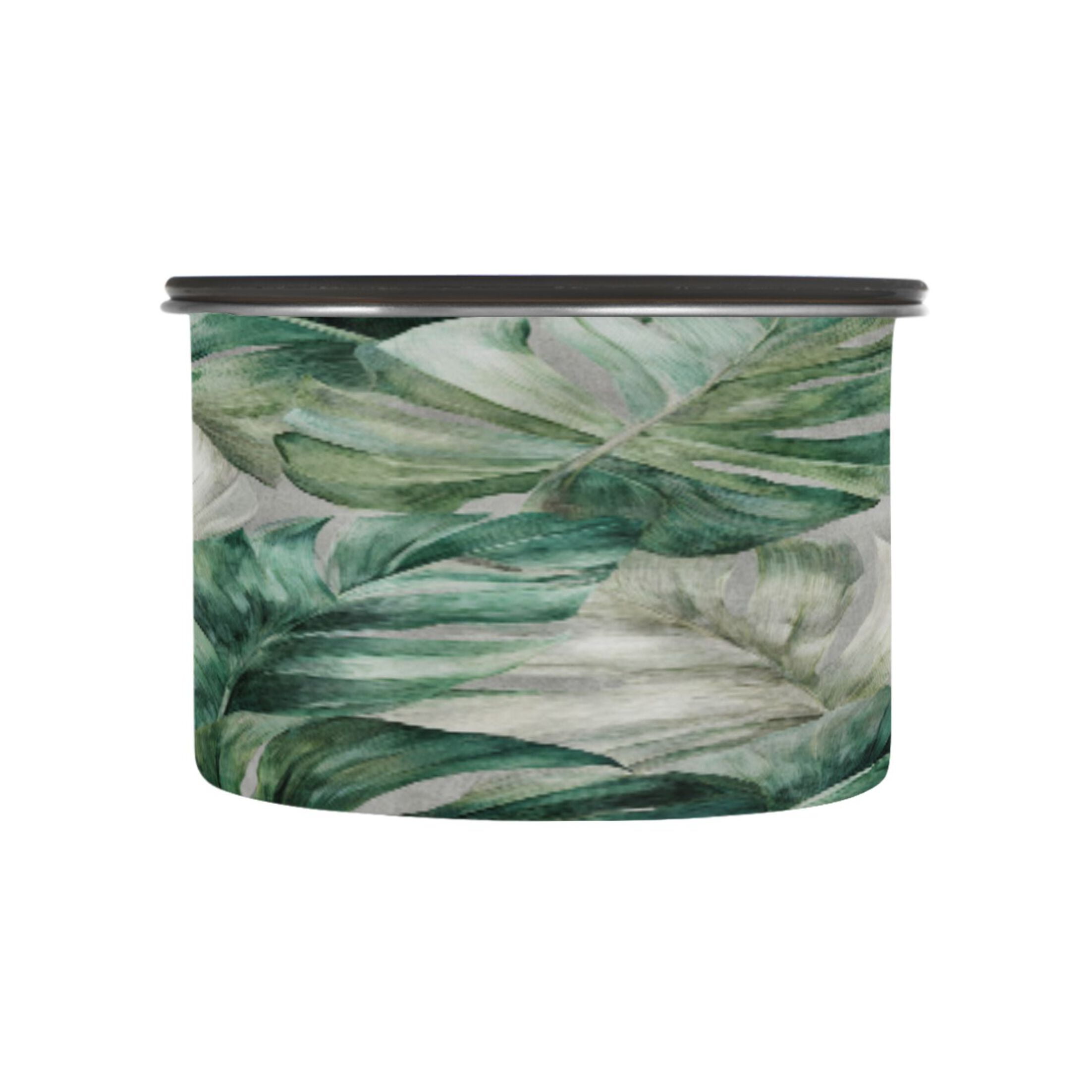 Wobogo Tropical Leaves Food Storage Jars 304 Food Grade Stainless Steel ...