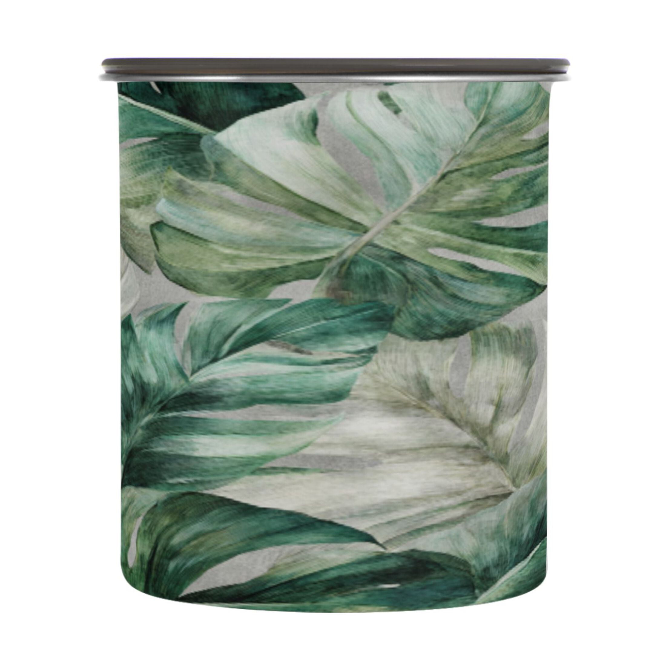 Wobogo Tropical Leaves Food Storage Jars 304 Food Grade Stainless Steel ...