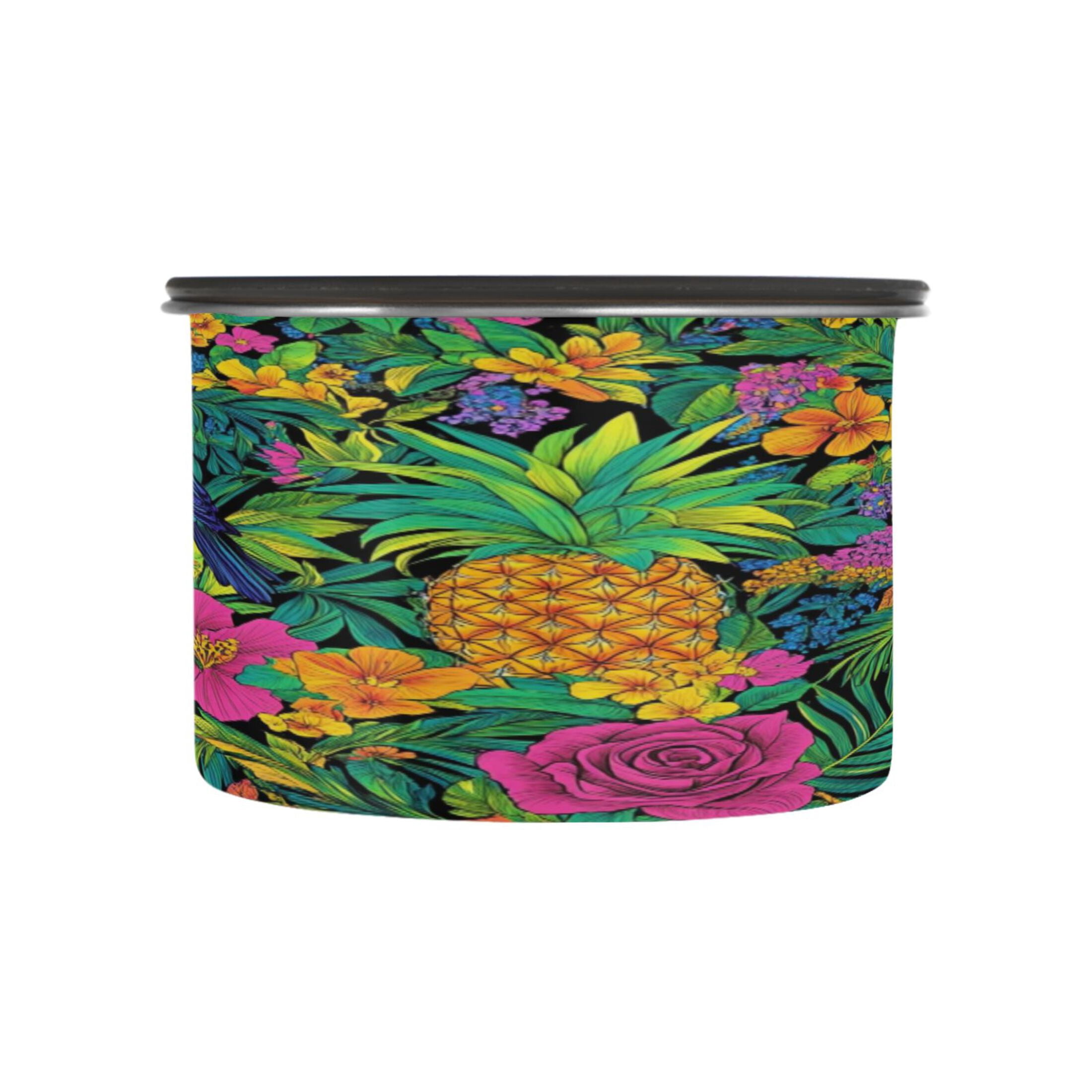 Wobogo Tropical Pineapple Food Storage Jars 304 Food Grade Stainless ...