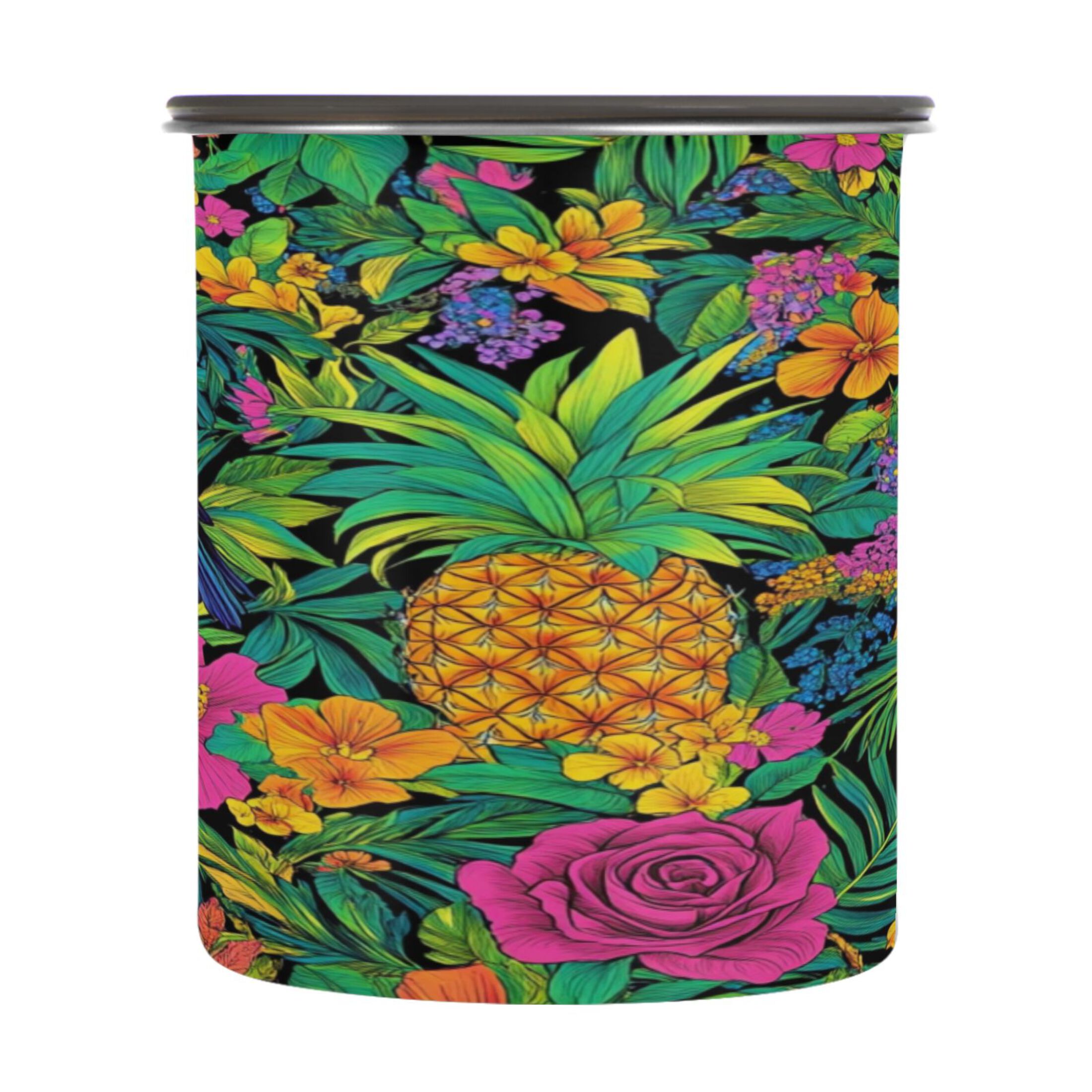 Wobogo Tropical Pineapple Food Storage Jars 304 Food Grade Stainless ...