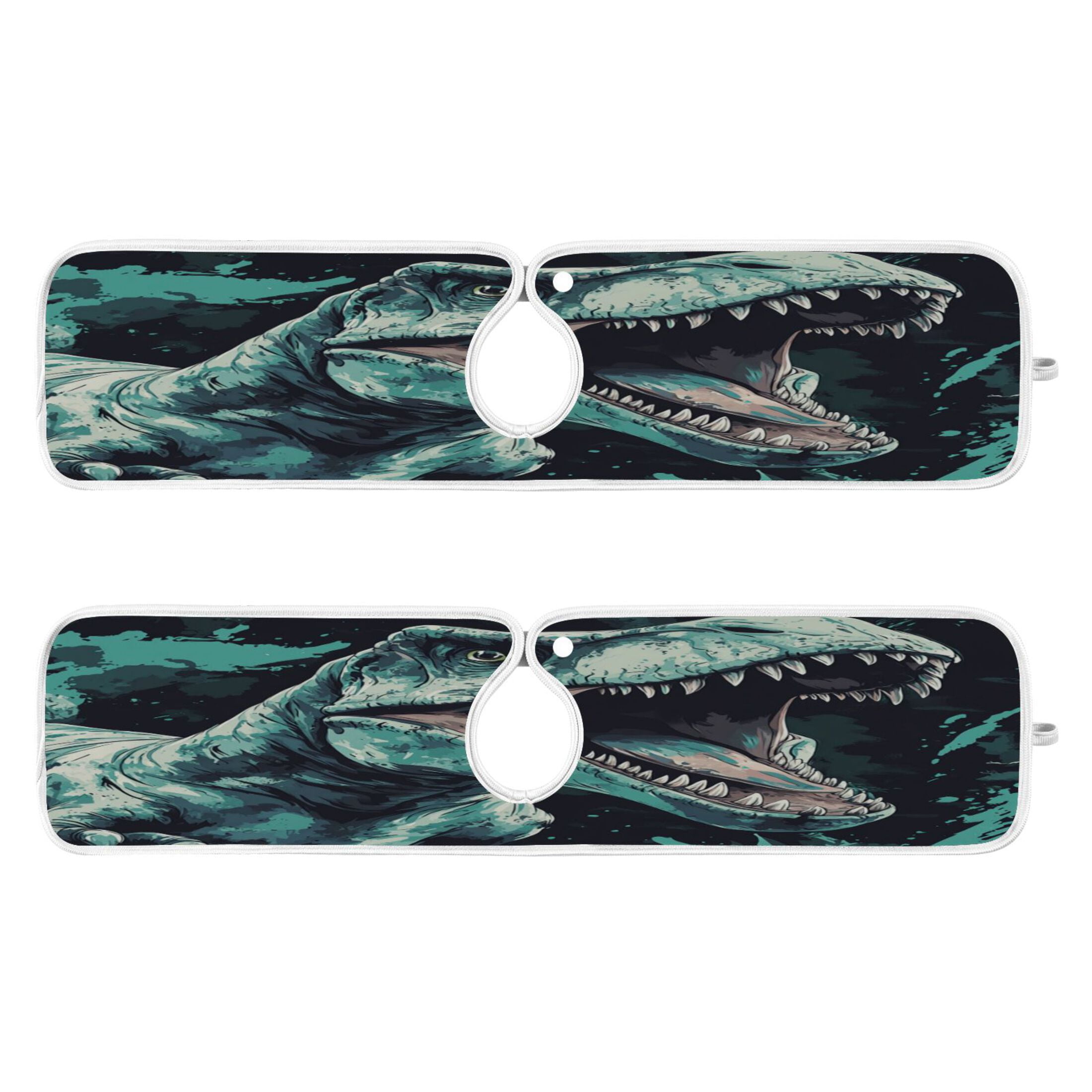Wobogo Tyrannosaurus Rex Faucet Drying Mat Set of 2 Sponge Material ...