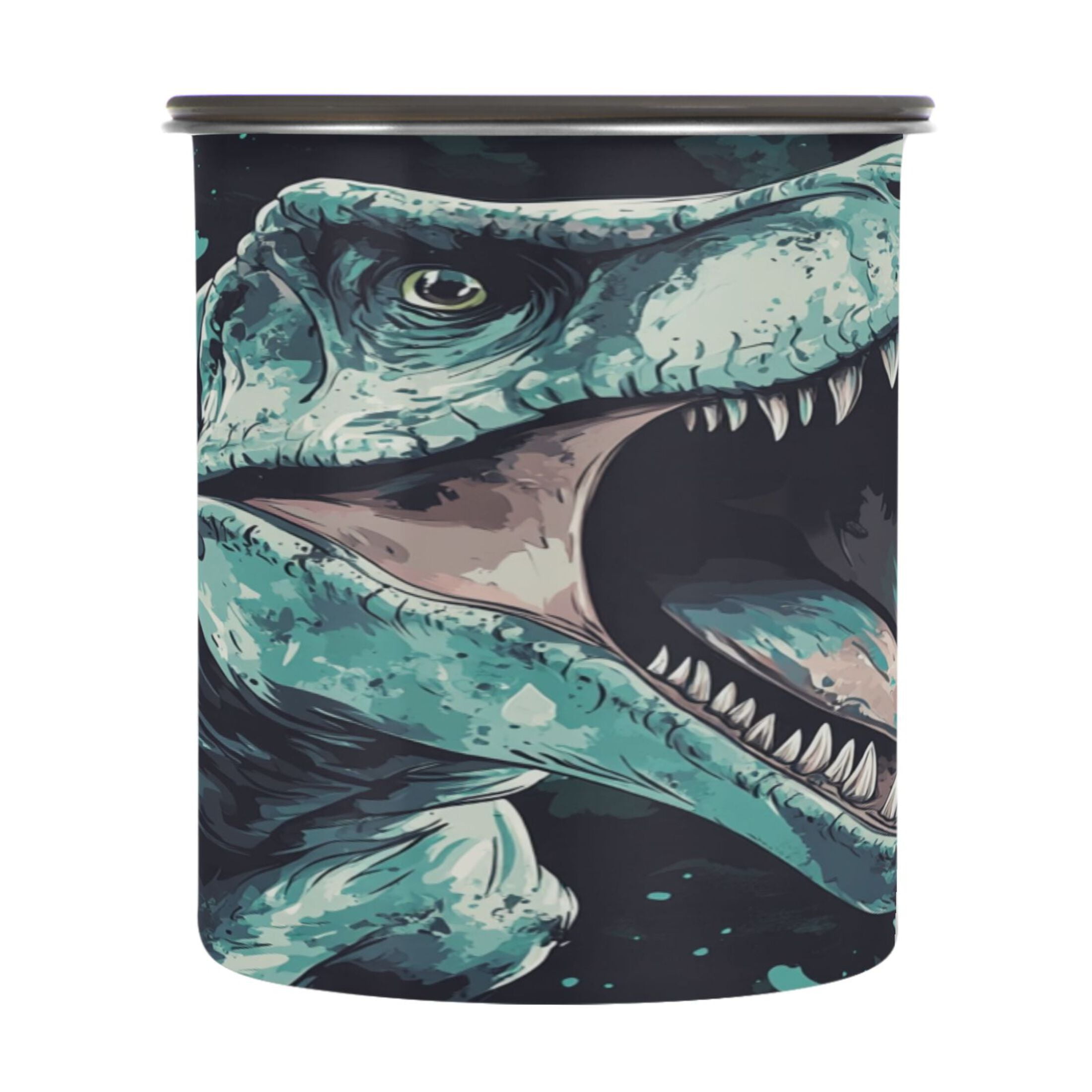 Wobogo Tyrannosaurus Rex Food Storage Jars 304 Food Grade Stainless ...