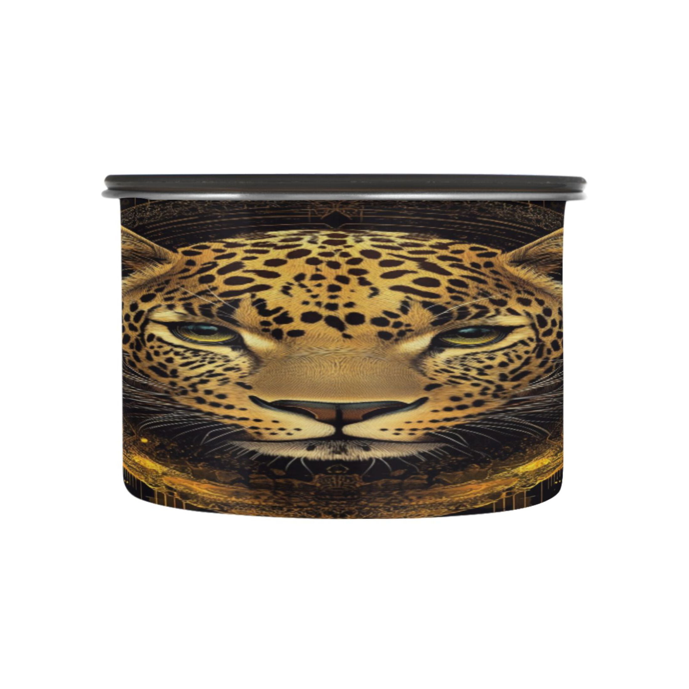 Wobogo Vivid Image Panther Food Storage Jars 304 Food Grade Stainless ...