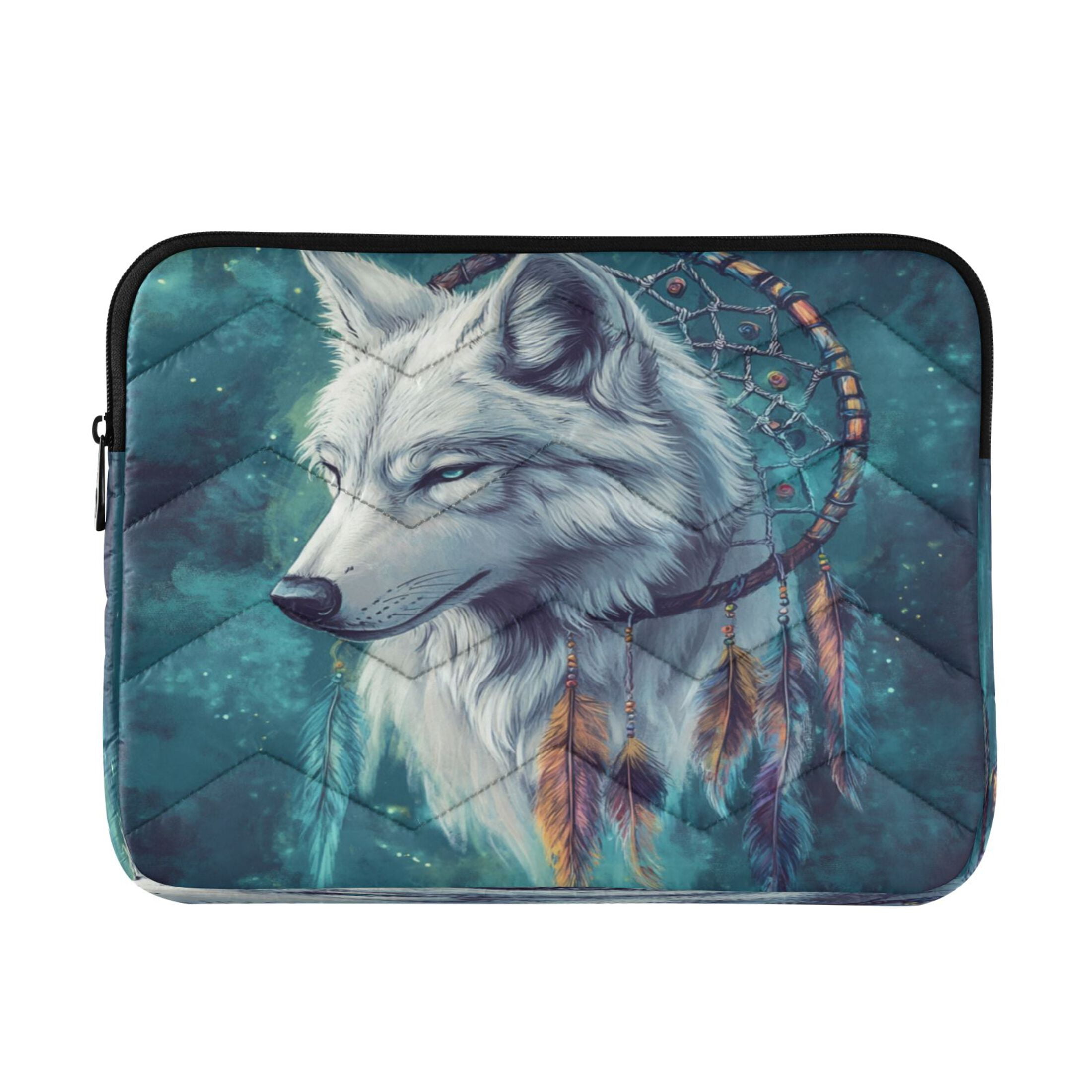 Wobogo Wolf King Dreamcatcher Laptop Sleeve 13.4 inch Lightweight ...