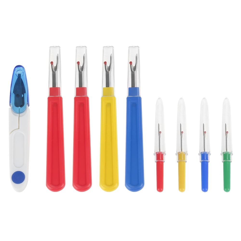 Wobythan 9 in 1 Thread Cutter Seam Ripper Plastic Handle Stitch Sewing ...