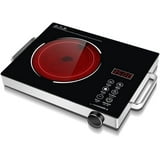 Wobythan Portable Induction Cooktop, 2200W Infrared Electric Stove with ...