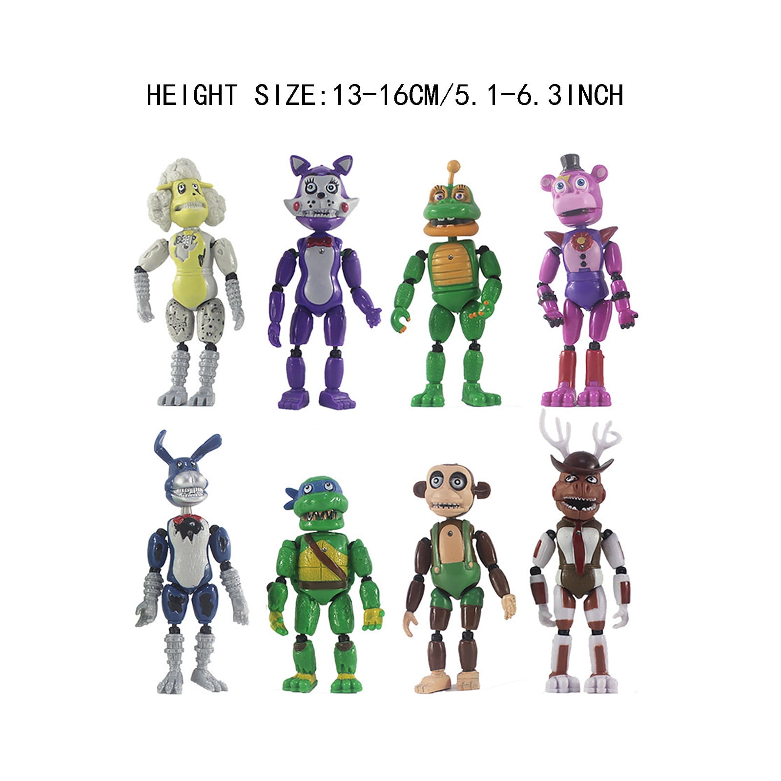 Wodistyle Five Nights At Freddys Toys,6PC/Set FNAF Action Figure,FNAF ...