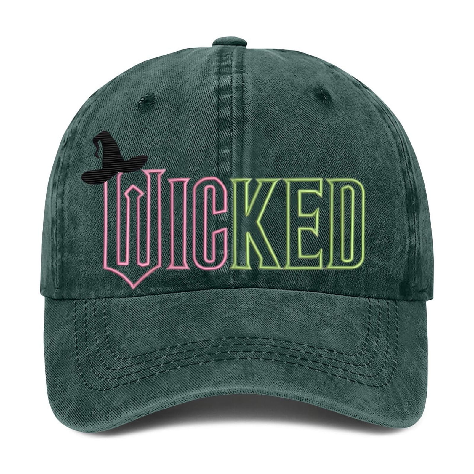 Wodistyle Wicked Hat for Women,Wicked Cap Hat Crossed Ponytail Baseball ...