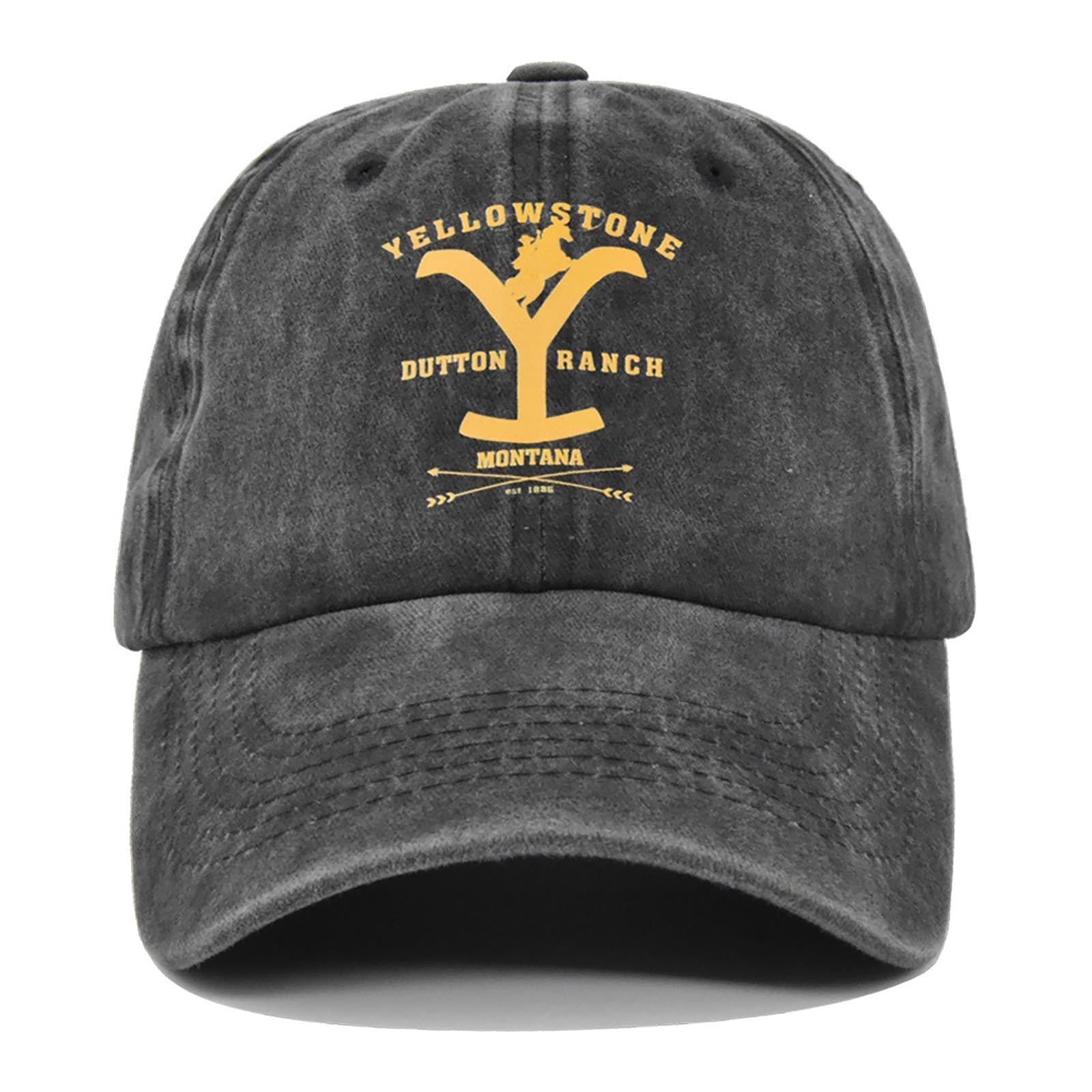 Wodistyle Yellowstone Classic Ranch Hat Cross Ponytail Baseball Cap ...