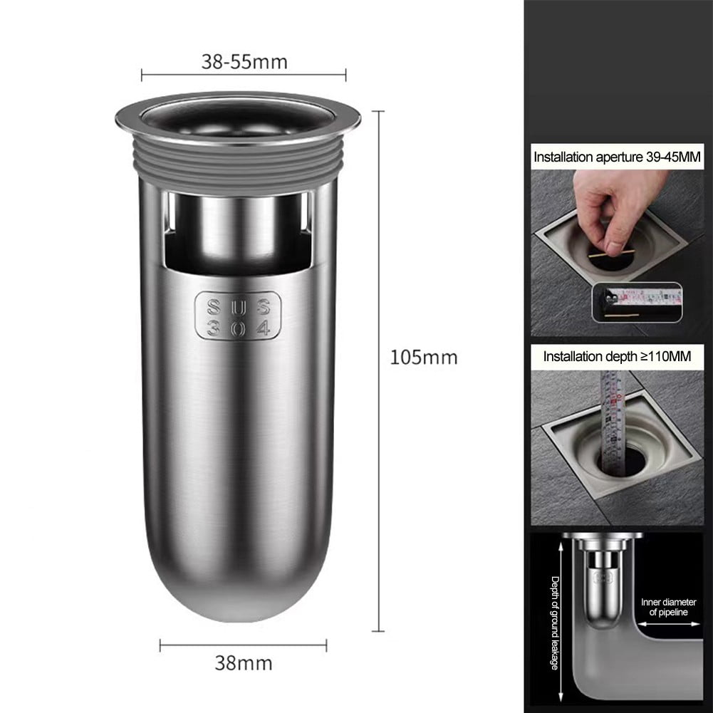 Wodtesl 1pc Shower Floor Drain Backflow Preventer Sewer Anti O-dor ...