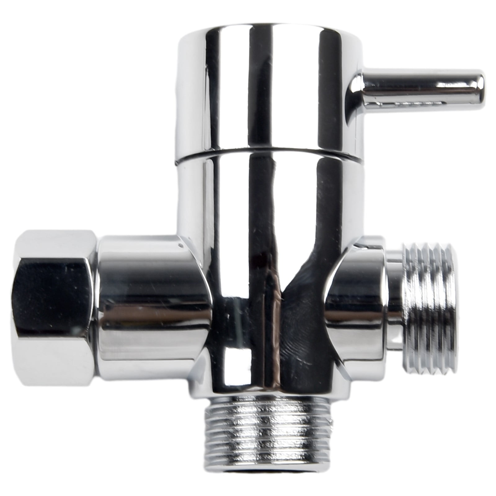 Wodtesl 3-Way T-Adapter Bath Shower Head Diverter Valve 1/2 inch ...