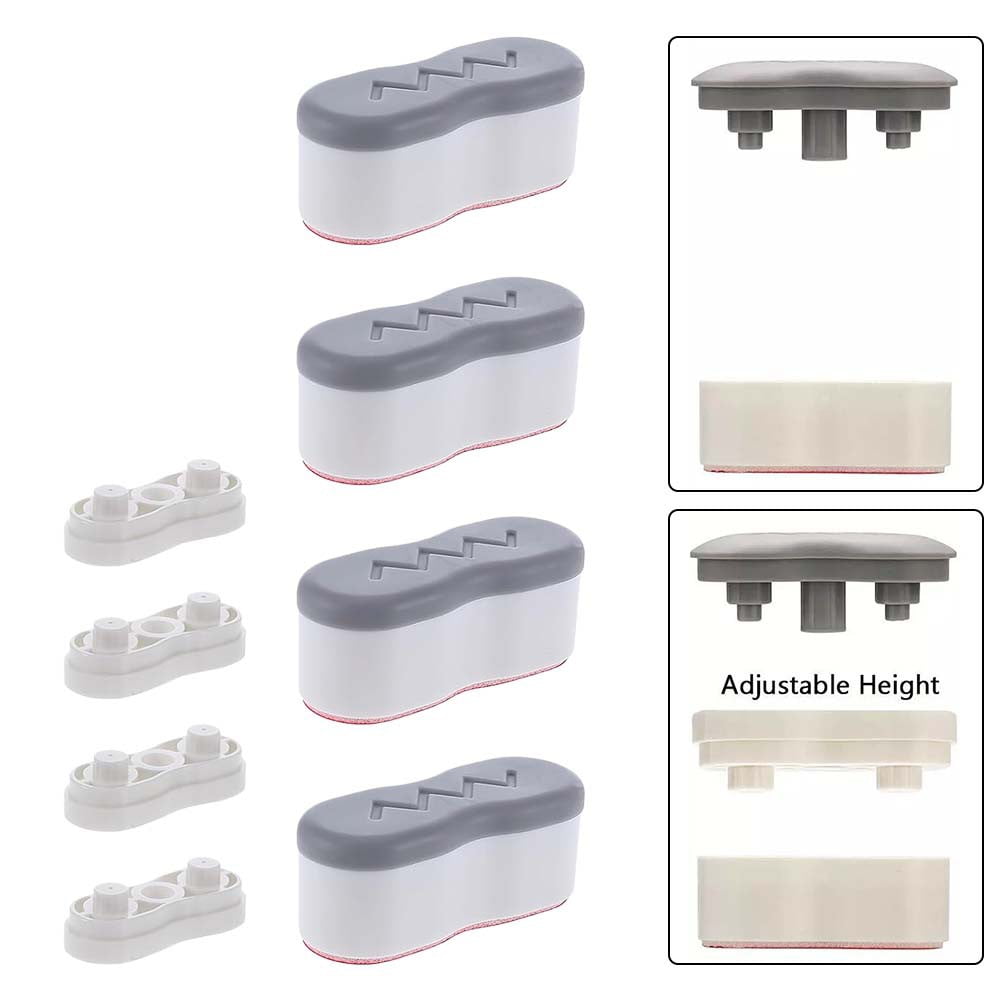 Wodtesl 4Pcs Bidet Height-Increasing Pads Toilet Seat Risers Toilet Lid ...