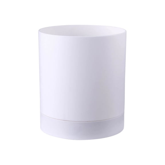 Autumn Alley Galvanized Round Utensil Holder with Embossed Copper Label ...