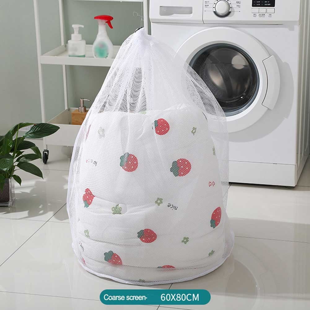 Wodtesl Mesh Laundry Bag with Drawstring Large 23.6x31.5 inch fine mesh ...