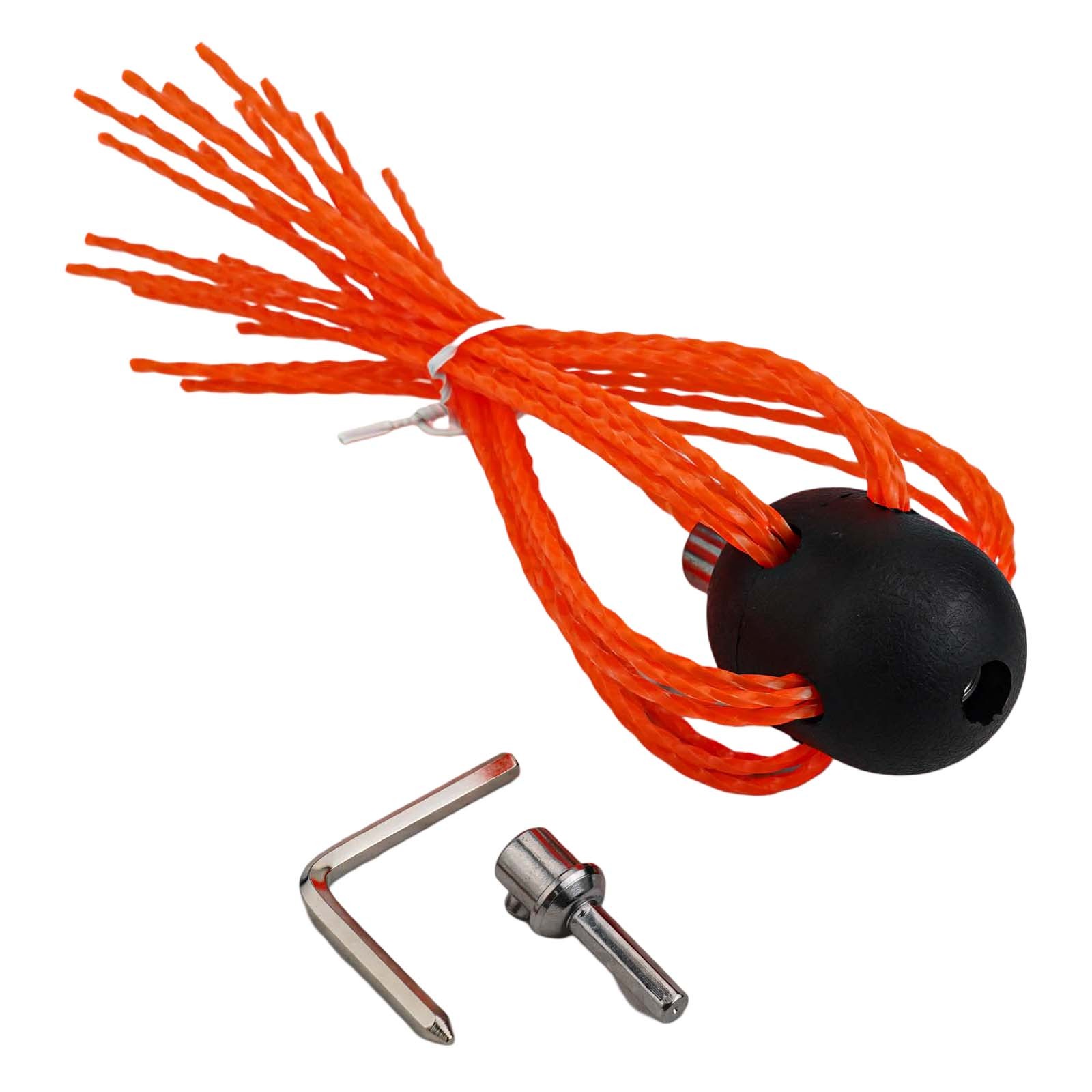 Wodtesl Power Sweeping Chimney Brush Kit with Flexible Head and Drill ...