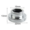 Wodtesl Water Saving Kitchen Tap Aerator Connector Metal Faucet Adapter ...