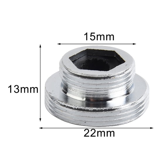 Wodtesl Water Saving Kitchen Tap Aerator Connector Metal Faucet Adapter ...