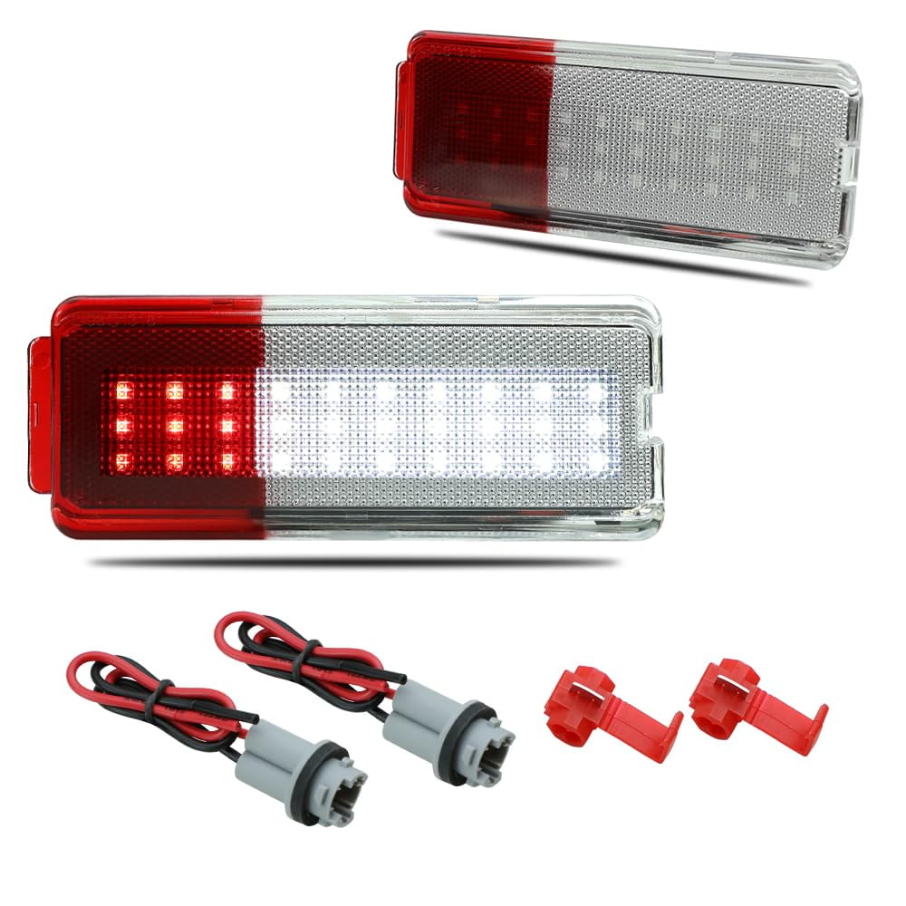 Wodvyss 2x 4x6 Headlight RRF12 Bezel with 12" Lens LED Light, Chrome ...