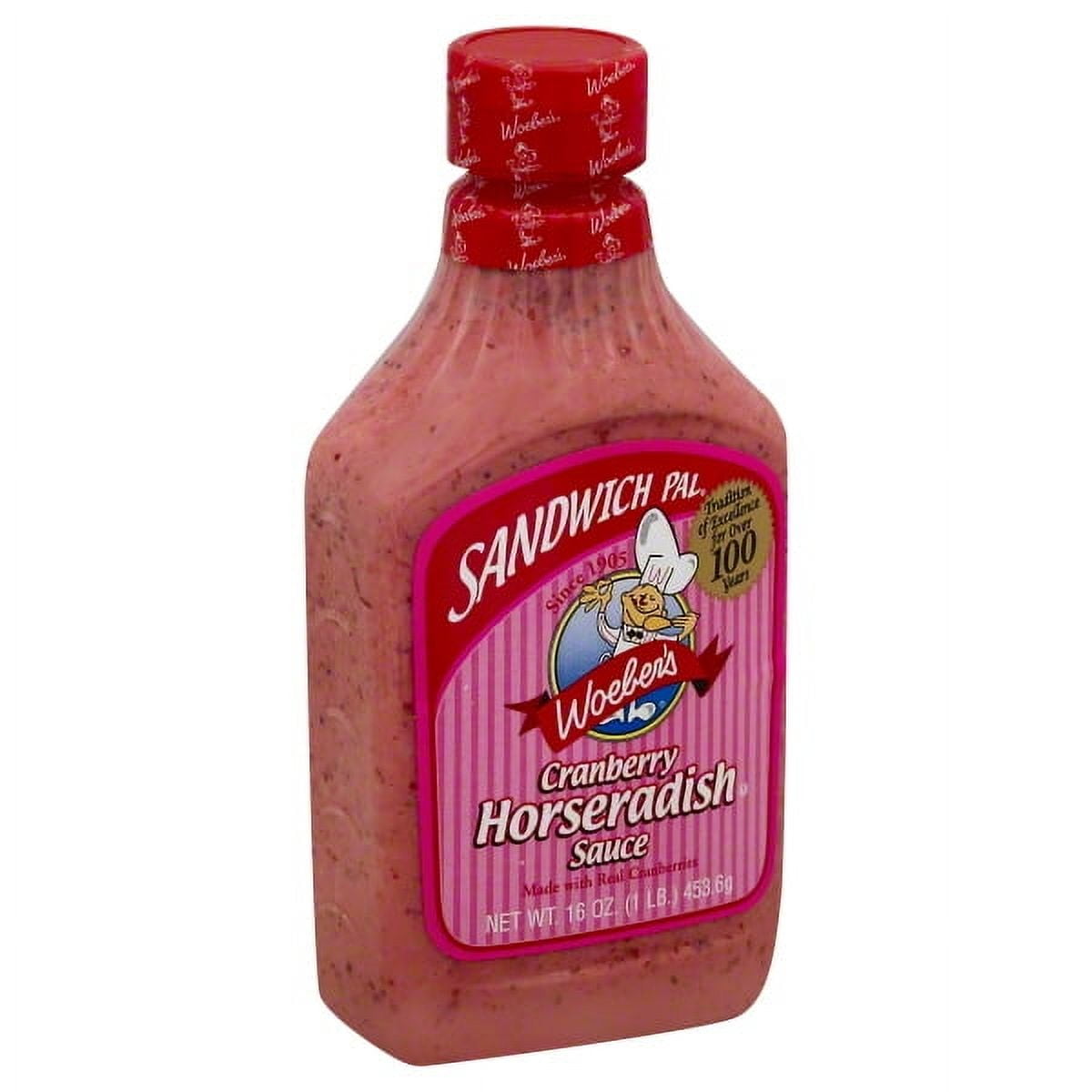 Woeber Mustard Woebers Sandwich Pal Horseradish Sauce, 16 oz - Walmart.com