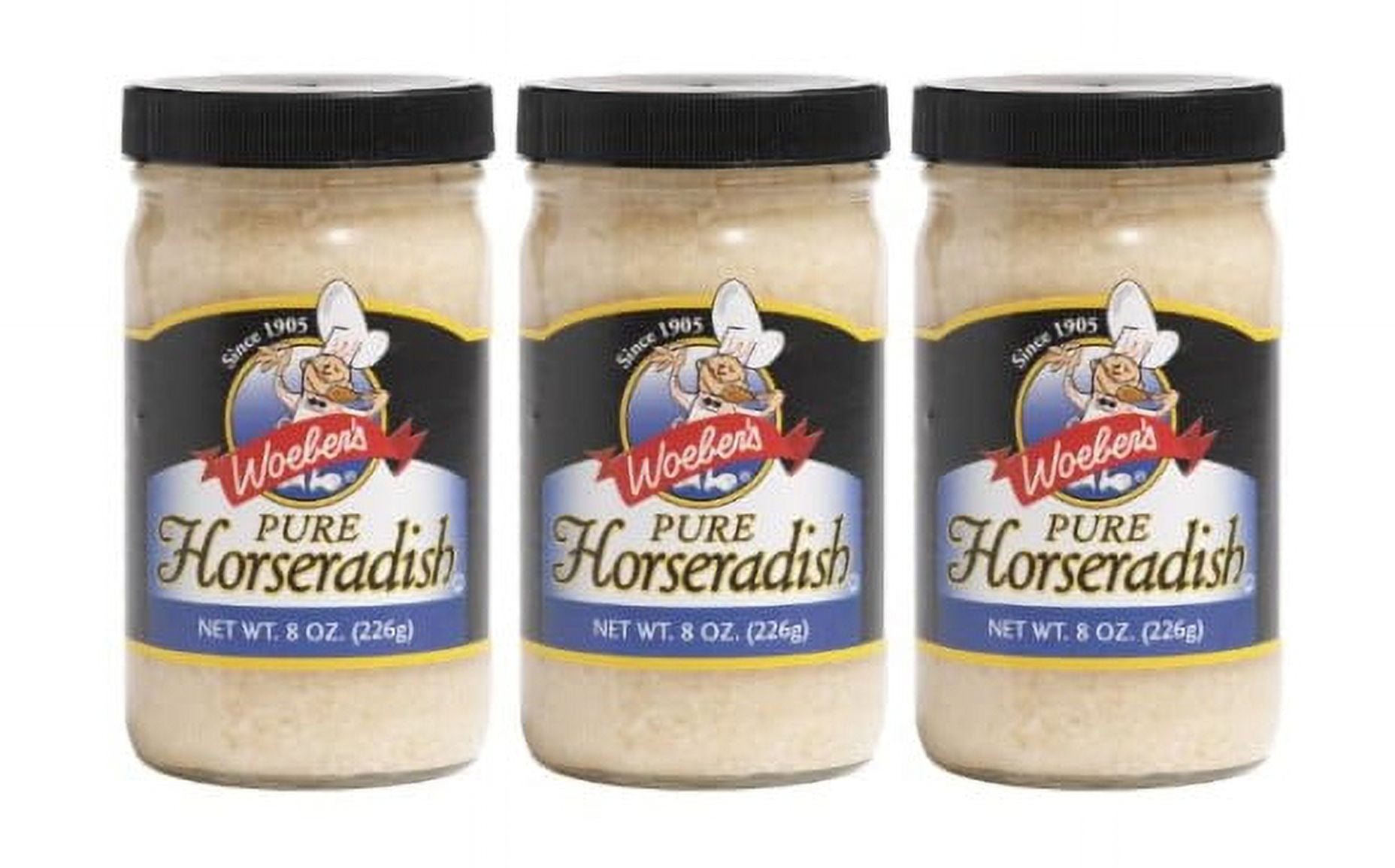 Woeber's Pure Horseradish, 8 Ounces - Pack Of 3 - Walmart.com