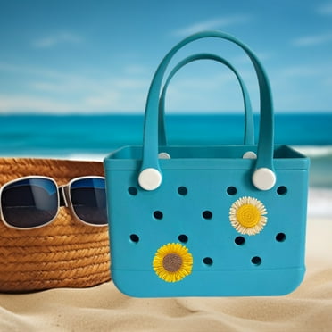 Woevei Rubber Beach Bag for Kids - Small Waterproof Tote Bag for Beach ...