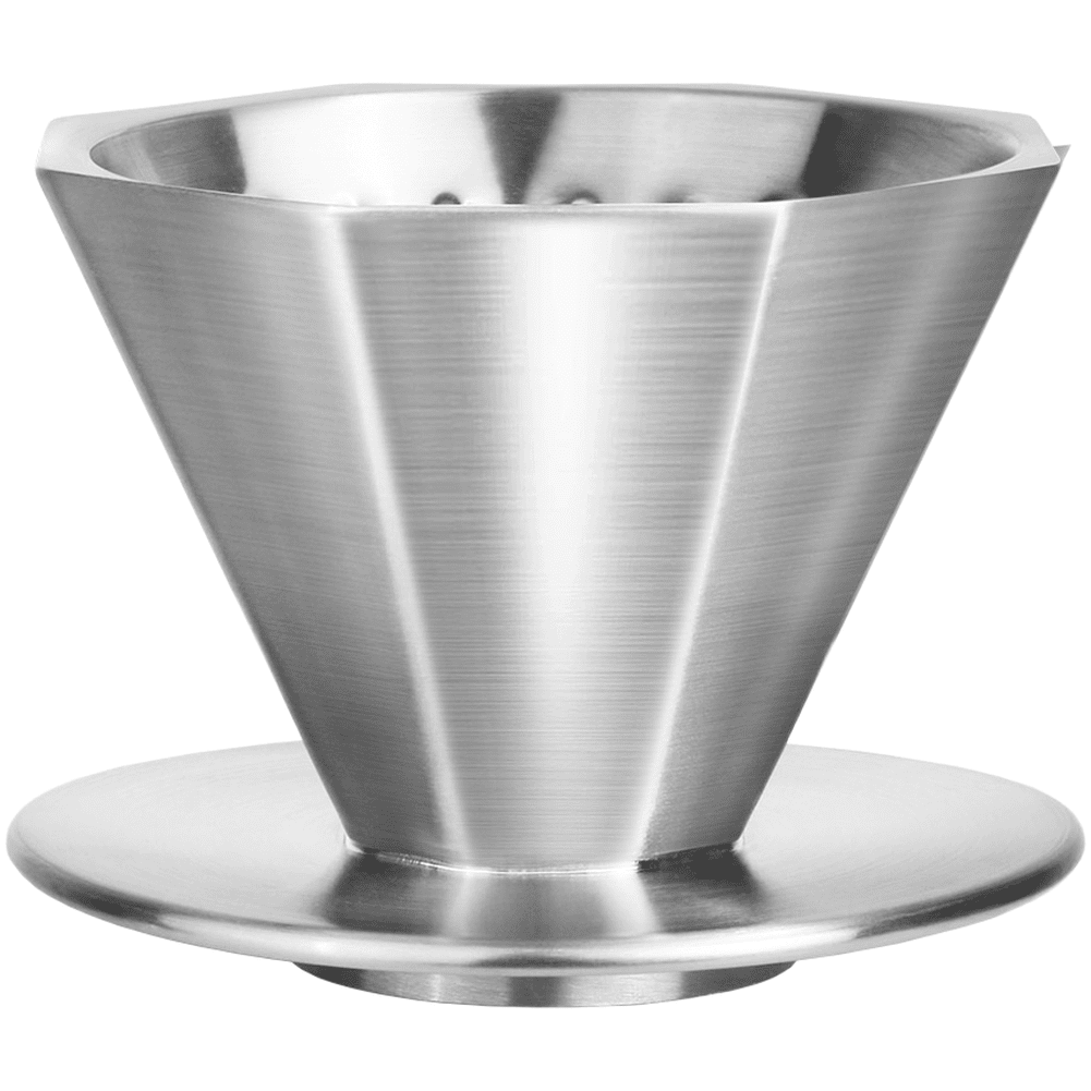 Wofarmy 304 Stainless Steel for V60 Pour Over Coffee Filter Octagonal ...