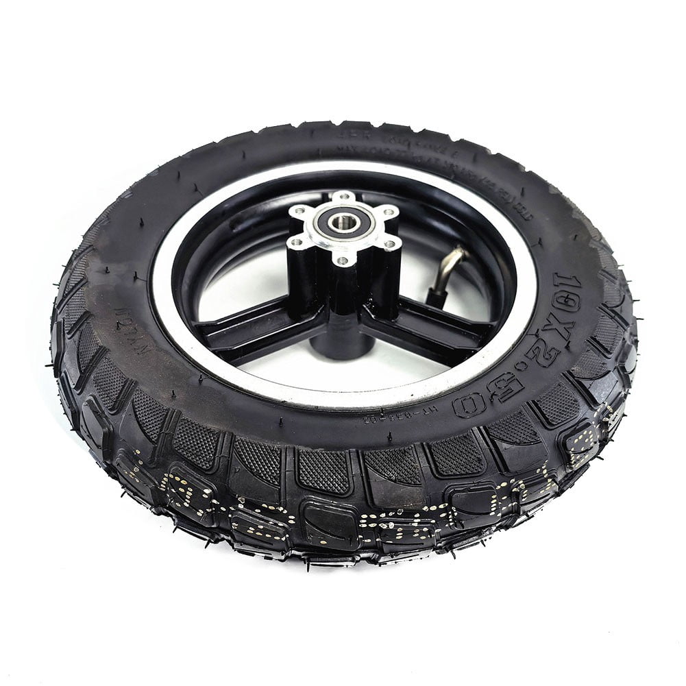 Wofarmy Electric Scooter Wheels 10x2.50 Tubeless 10/12mm ID Brake/Non ...