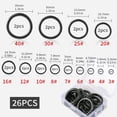 Wofarmy Sea Rod & Rock Fishing Rod Guide Ring Kit - 40Pcs/26Pcs Ceramic ...