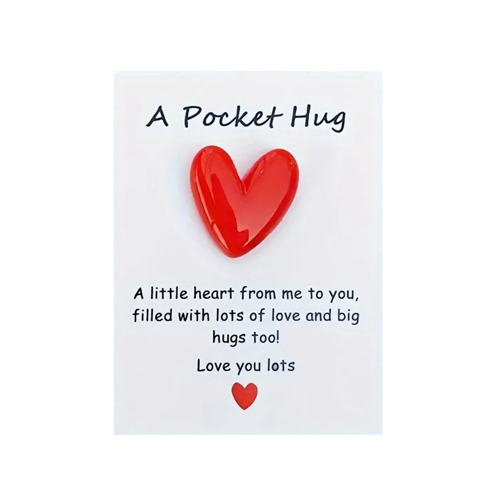Wofeyda Birthday Cards Pocket Hug Heart with Greeting Cards Ittle Heart ...