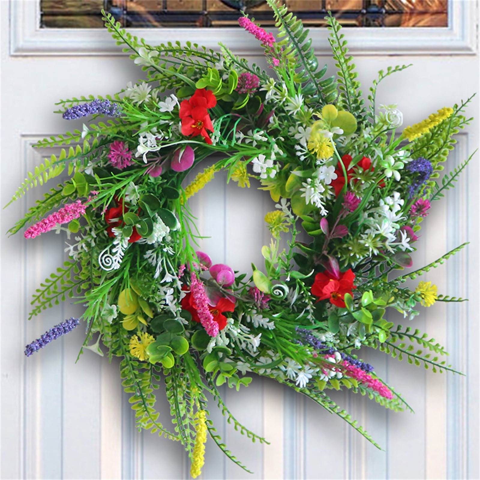 Wofeyda New Texas Wildflower Wreath Wall Hanging Spring Simulation ...