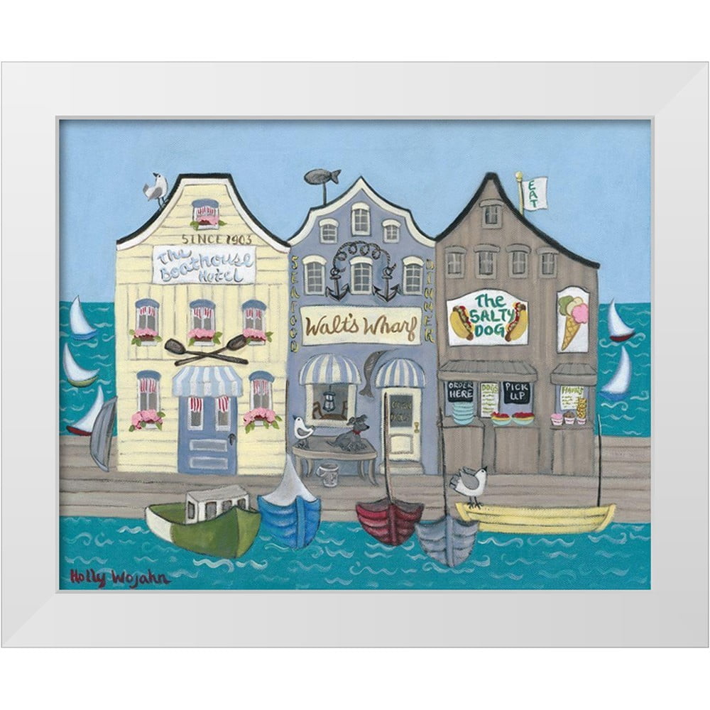 Wojahn, Holly 14x12 White Modern Wood Framed Museum Art Print Titled ...