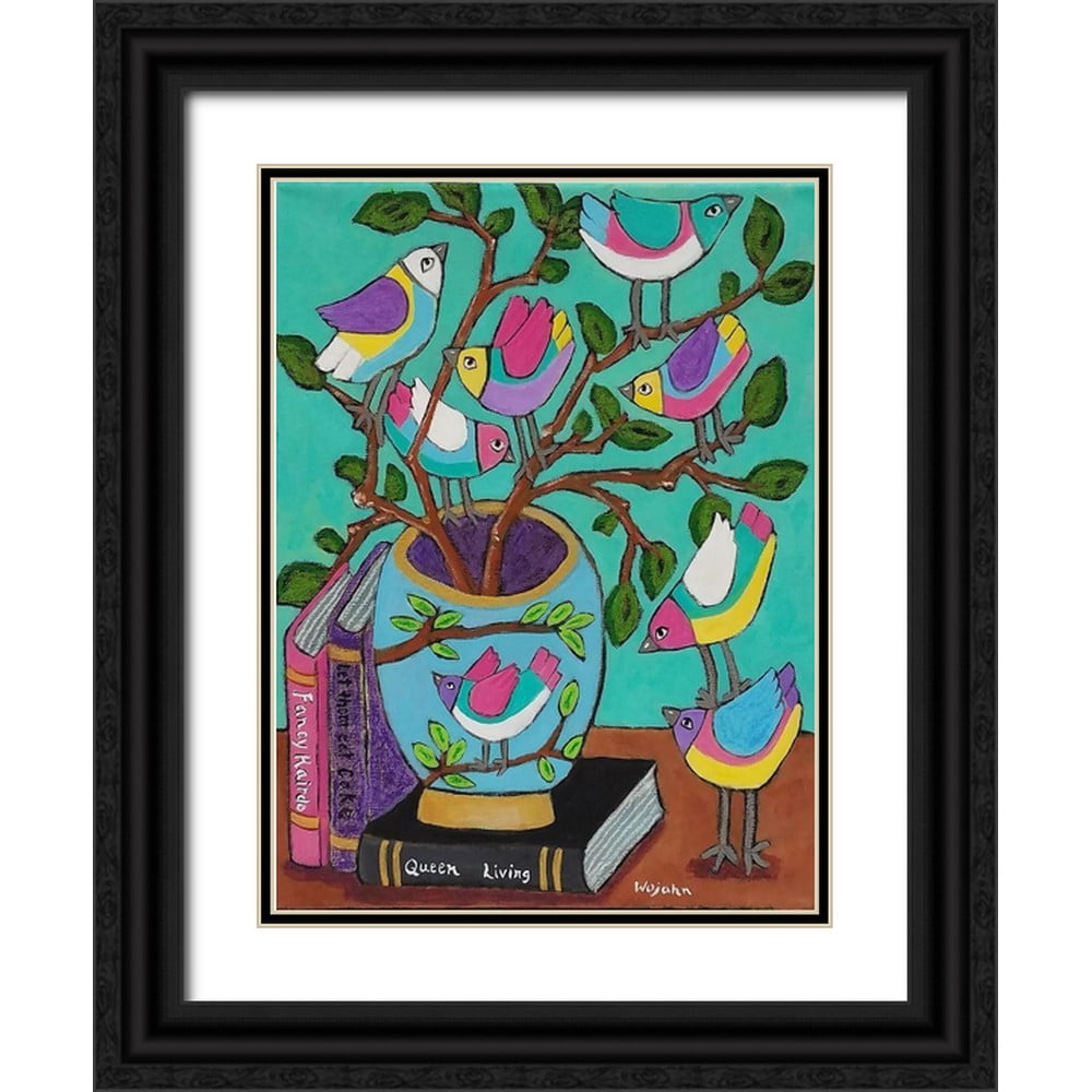 Wojahn, Holly 14x18 Black Ornate Wood Framed with Double Matting Museum ...