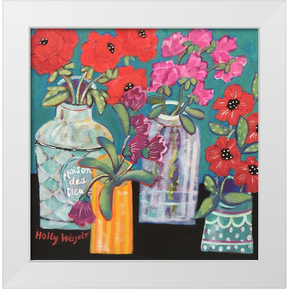 Wojahn, Holly 26x26 White Modern Wood Framed Museum Art Print Titled ...