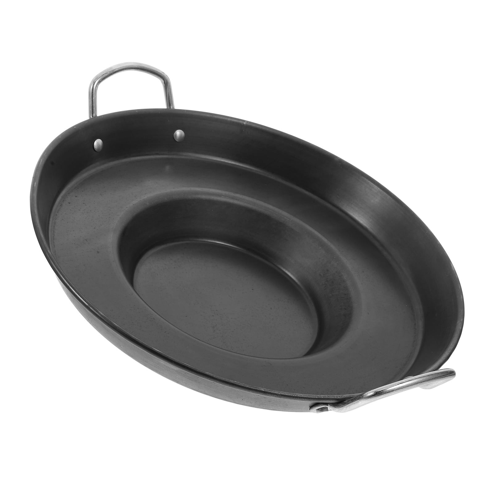 Wok Flat Bottom Concave Gong Pot Professional Use Frying Pan - Walmart.com