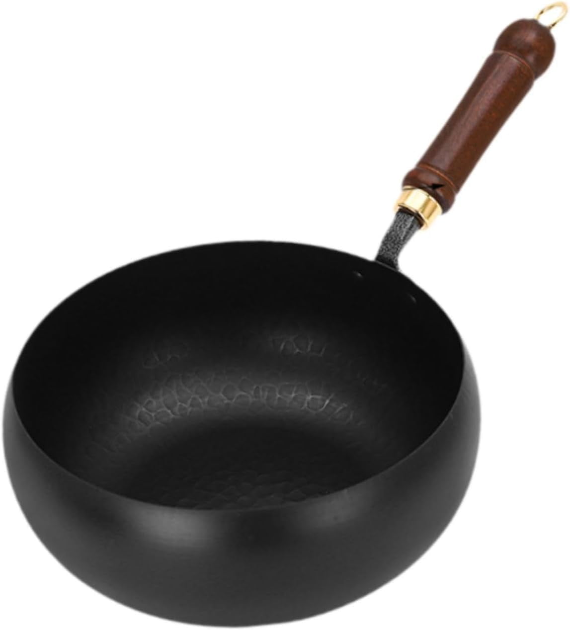 Wok Pan Chinese Wok Boiling Non Stick Skillet Uncoated General Cooking ...