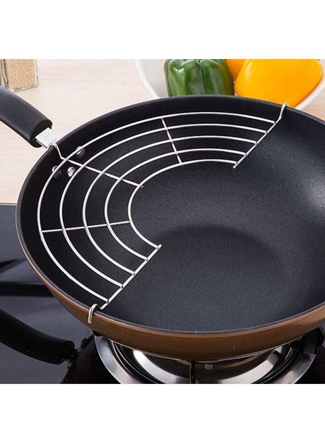 Wok Shelf,Stainless Steel Shelves Food Cooling Rack Strainer Kitchen ...