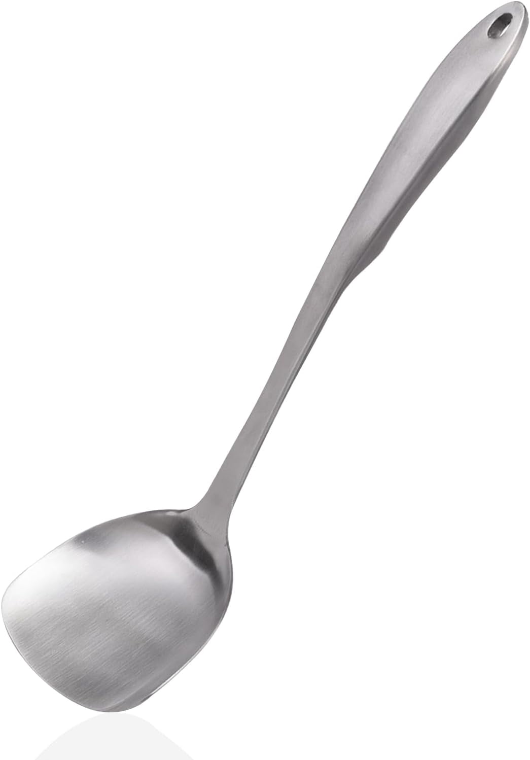 Wok Spatula 304 Stainless Steel Solid Turner for Cooking, All Metal ...
