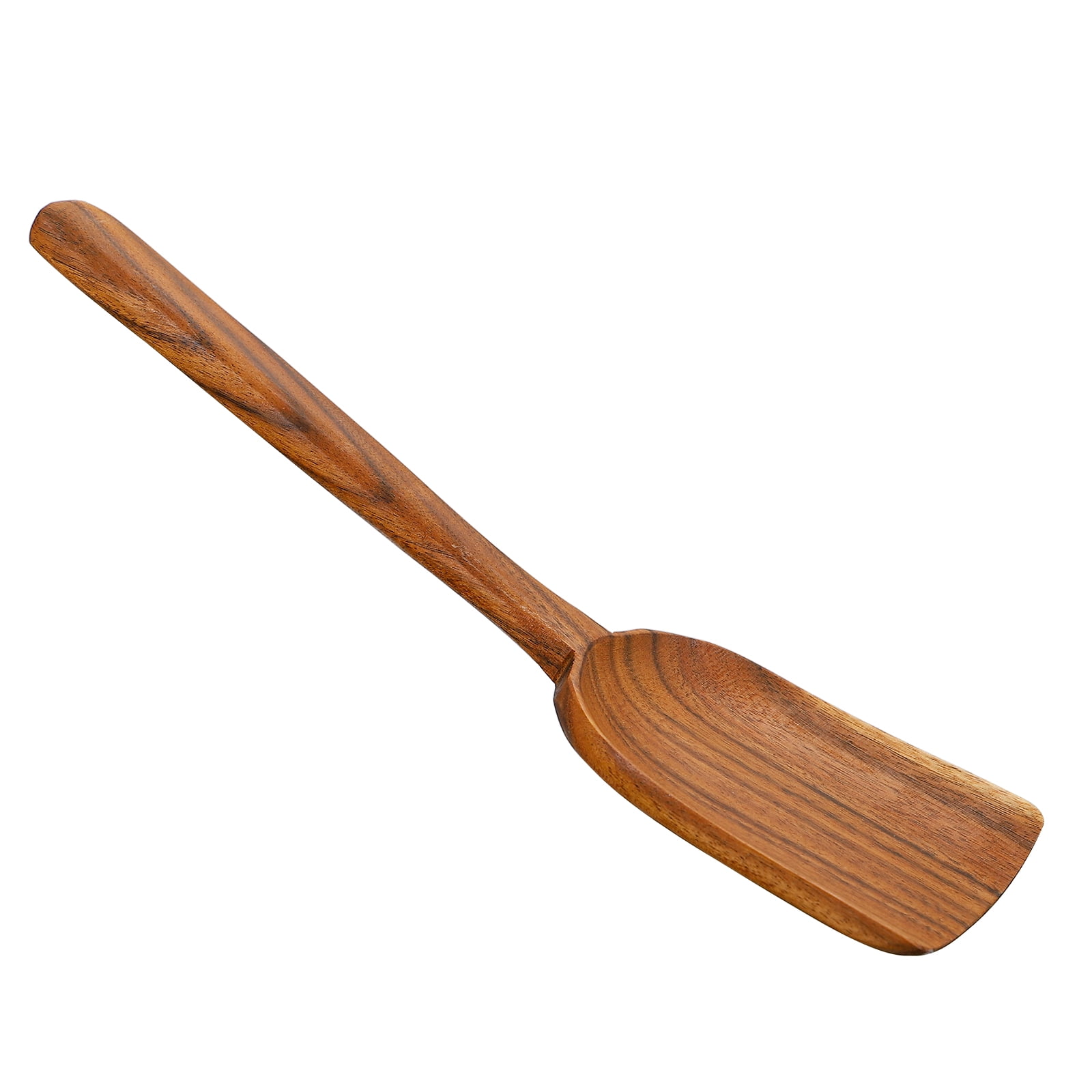 Wok Spoon Teak Cooking Spatula Healthy Cooking Utensil 25.7x8.5cm ...