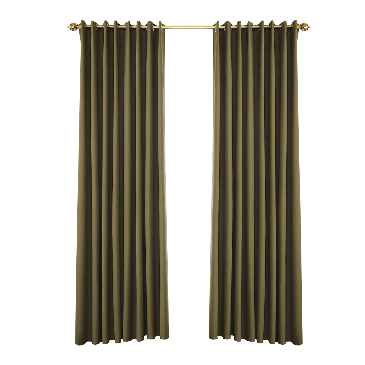 Wokaso 100% Blackout Energy Efficient Thermal Curtain Panel - Walmart.com