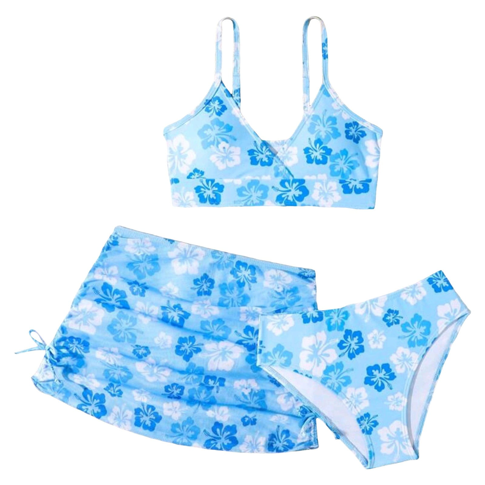 Wolcakyue Teen Girls 2025 Swimsuits Tween Kids Cutout Bathing Suits ...