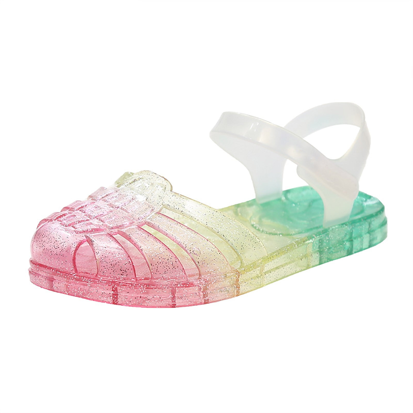 Wolcakyue Jelly Sandals Girls Soft Sole Princess Summer Dress Sandals ...