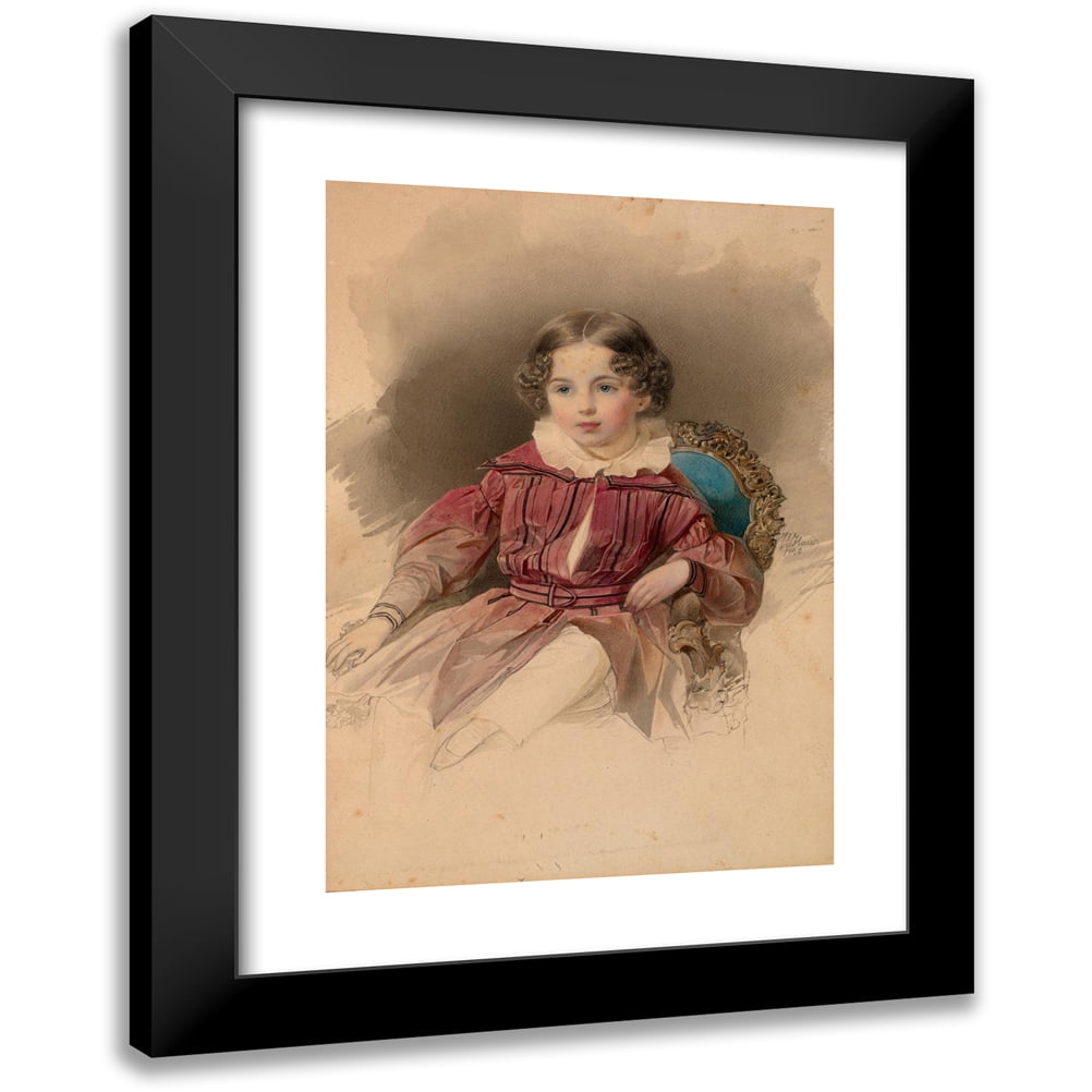 Woldemar Hau 11x14 Black Modern Framed Museum Art Print Titled ...