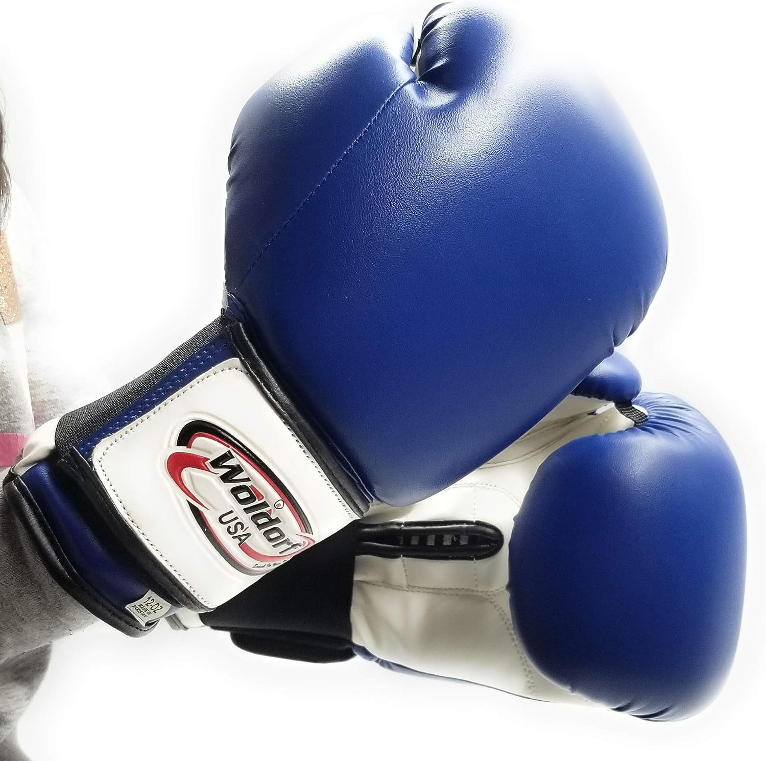 Woldorf USA Boxing Gloves Kickboxing Blue in Vinyl, Kickboxing ...