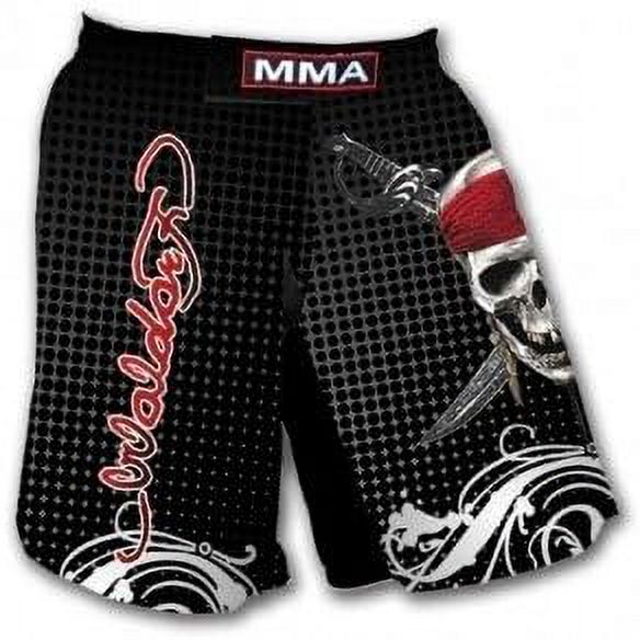 Woldorf USA MMA Mixed Martial Arts Board Short Sublimated with Pirate ...