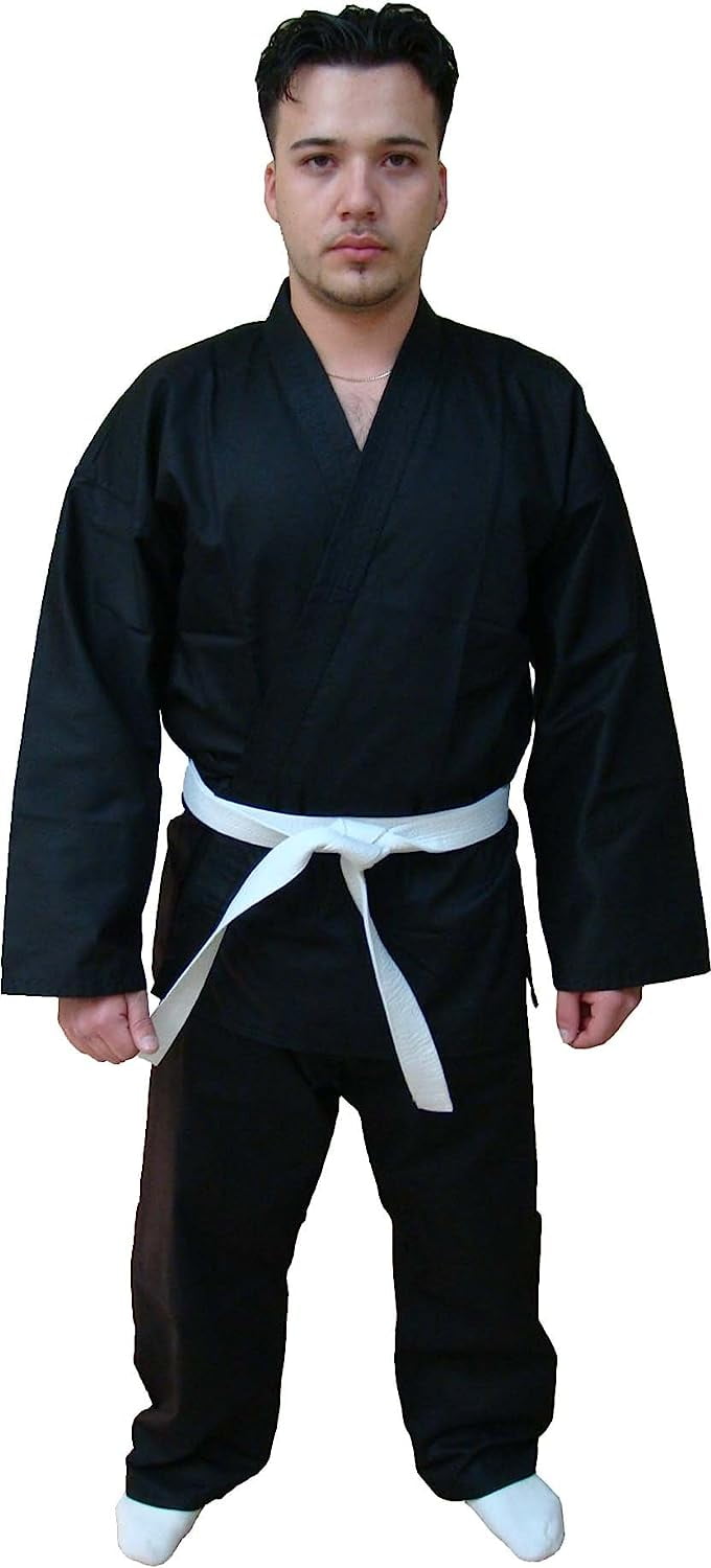 Woldorf USA Single Weave Jiu Jitsu Kimono Black No Logo Size 0 Martial ...
