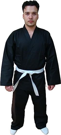 Woldorf USA Single Weave Jiu Jitsu Kimono Black No Logo Size 6 Martial ...